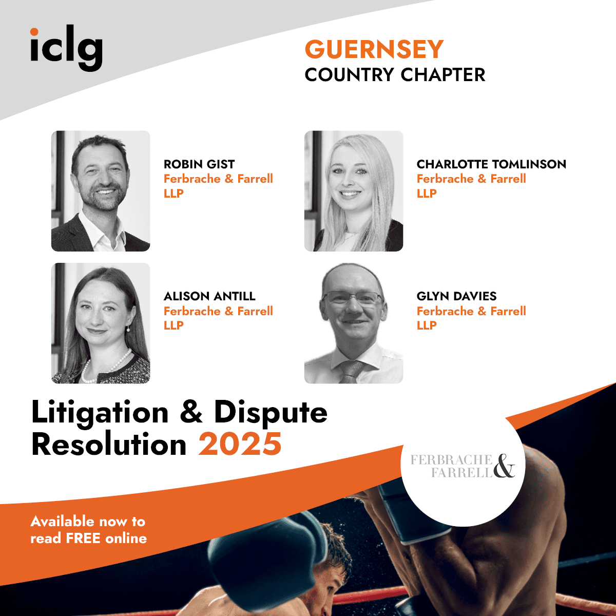 Ferbrache & Farrell contributes to the International Comparative Legal ...